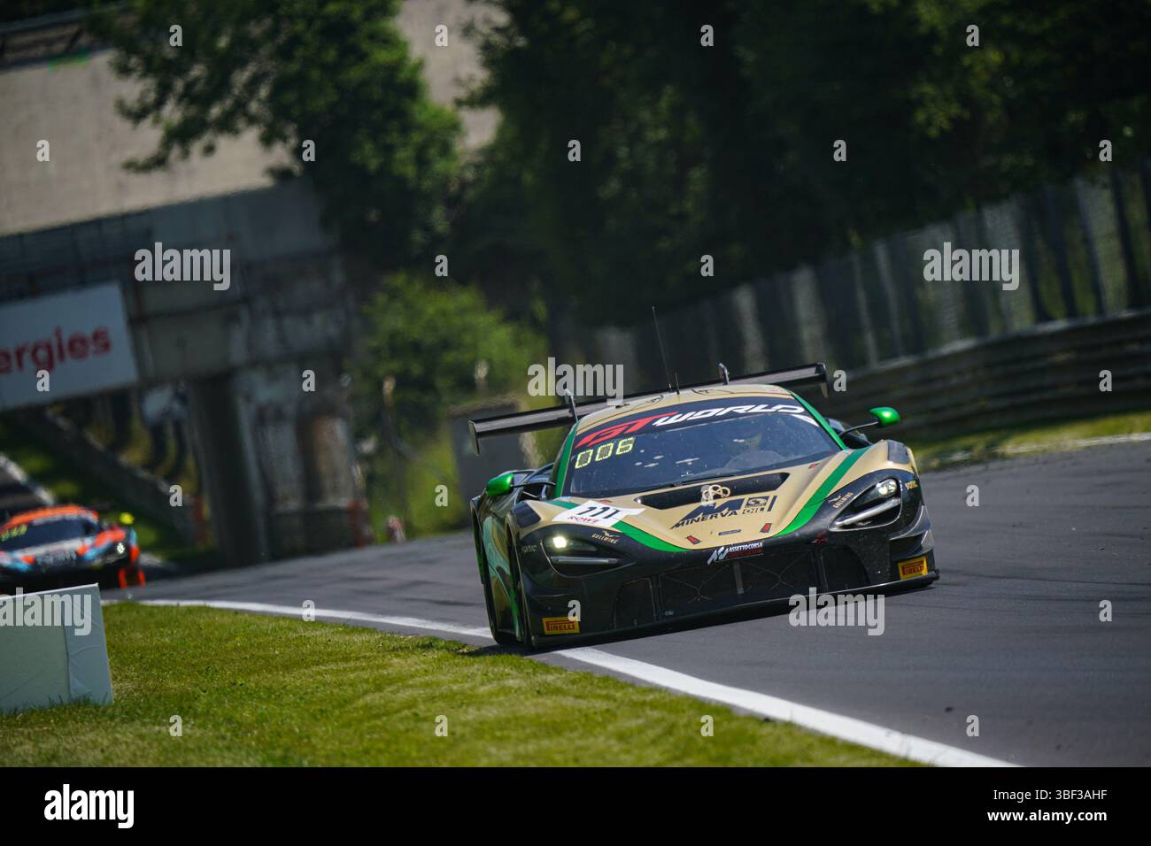 Arthur ROUGIER, James KELL and Simon GACHET driving the (#111) McLaren ...