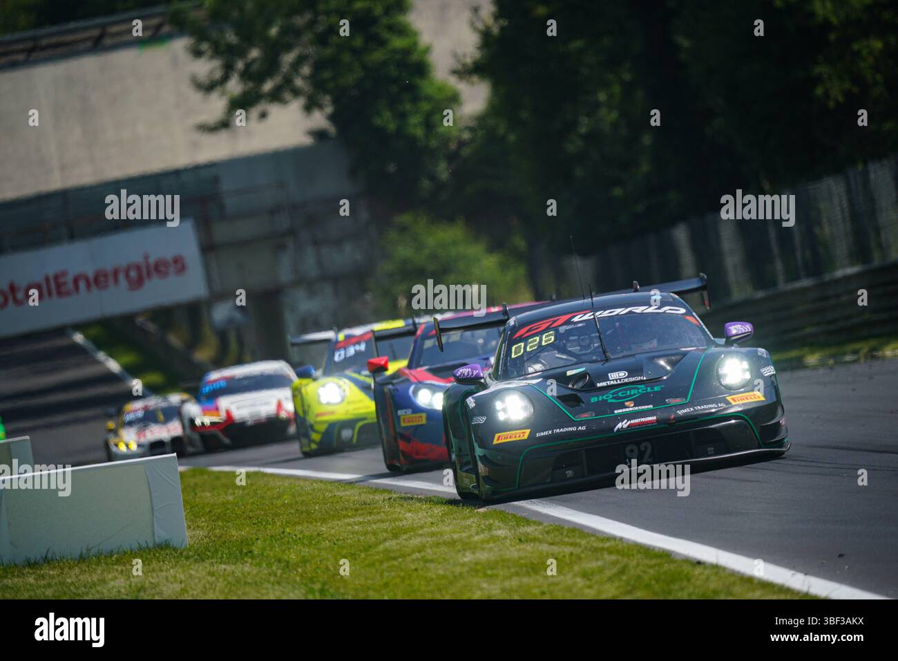 Rolf INEICHEN, Tim HEINEMANN and Joel STURM driving the (#92) Porsche ...