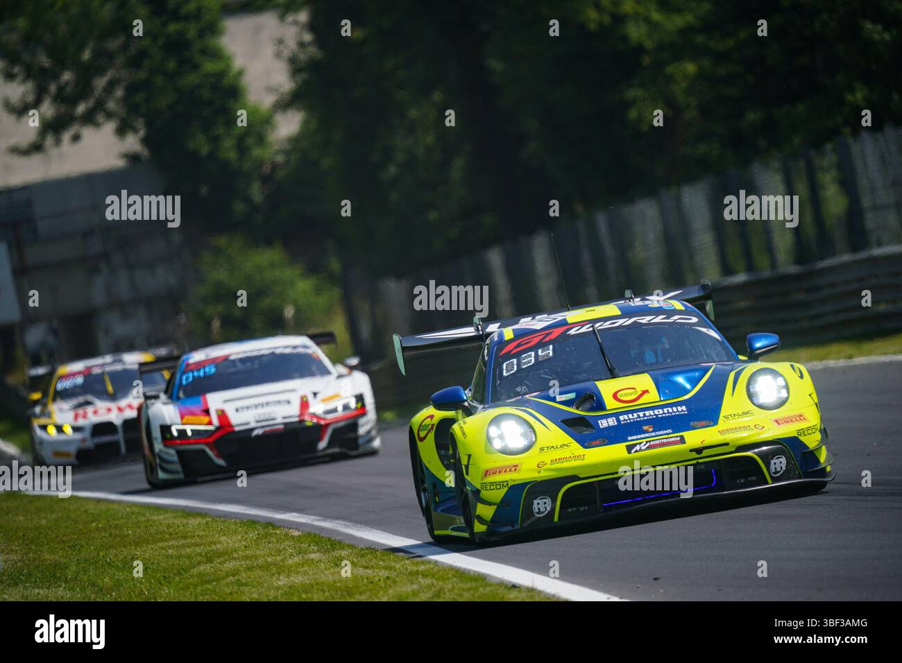 Sven MULLER, Patric NIEDERHAUSER and Alessio PICARIELLO driving the ...