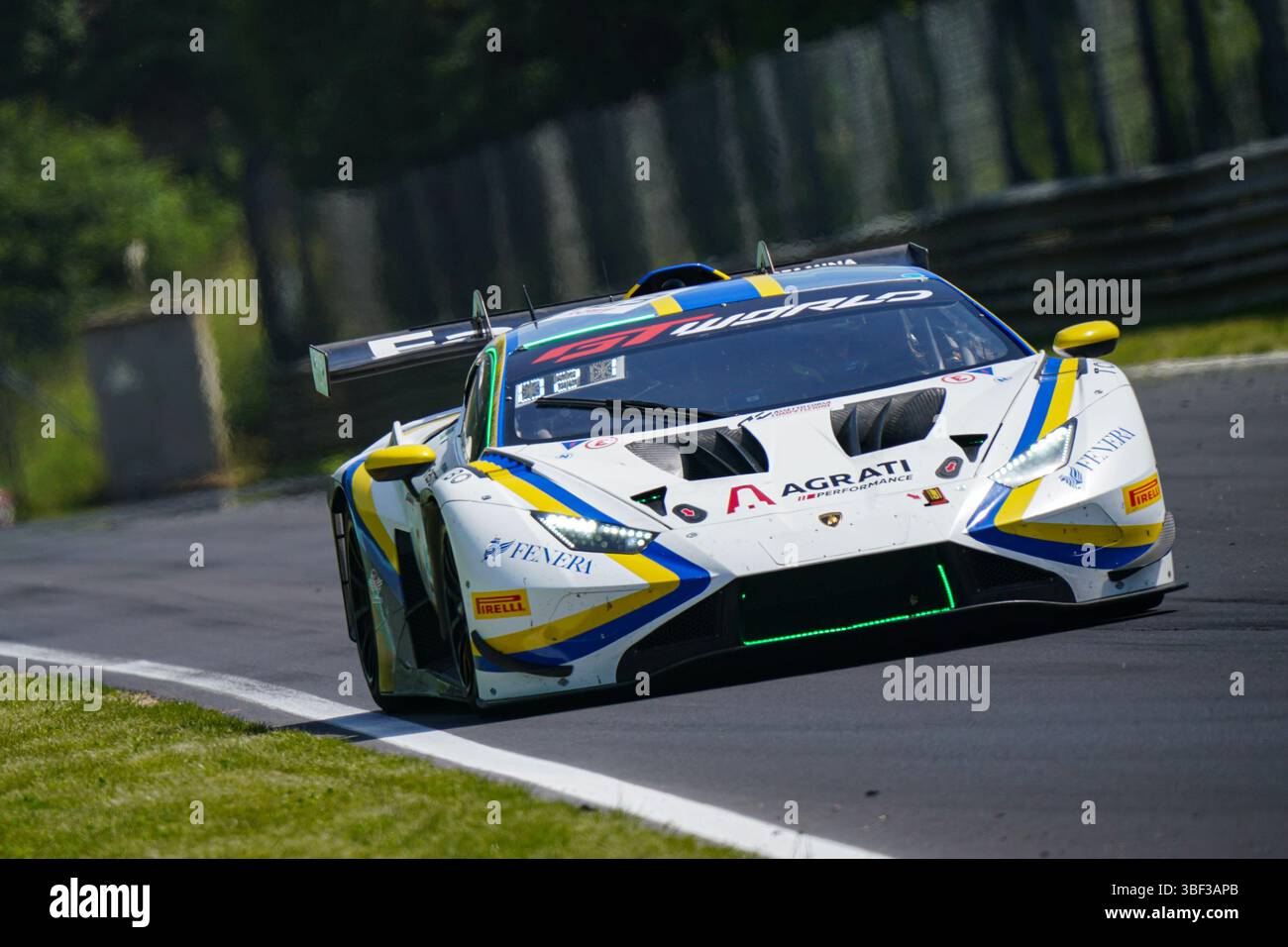 Mirko BORTOLOTTI, Luca ENGSTLER and Jordan PEPPER driving the (#63 ...