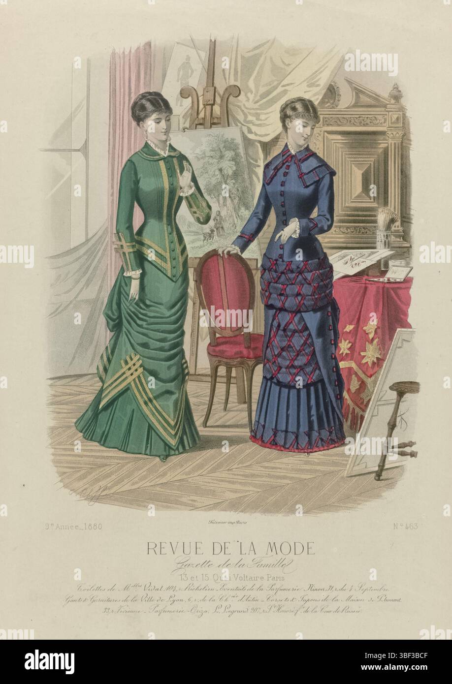 Paris, Falconer, Cheffer, E., Revue de la Mode, Gazette de la Famille ...