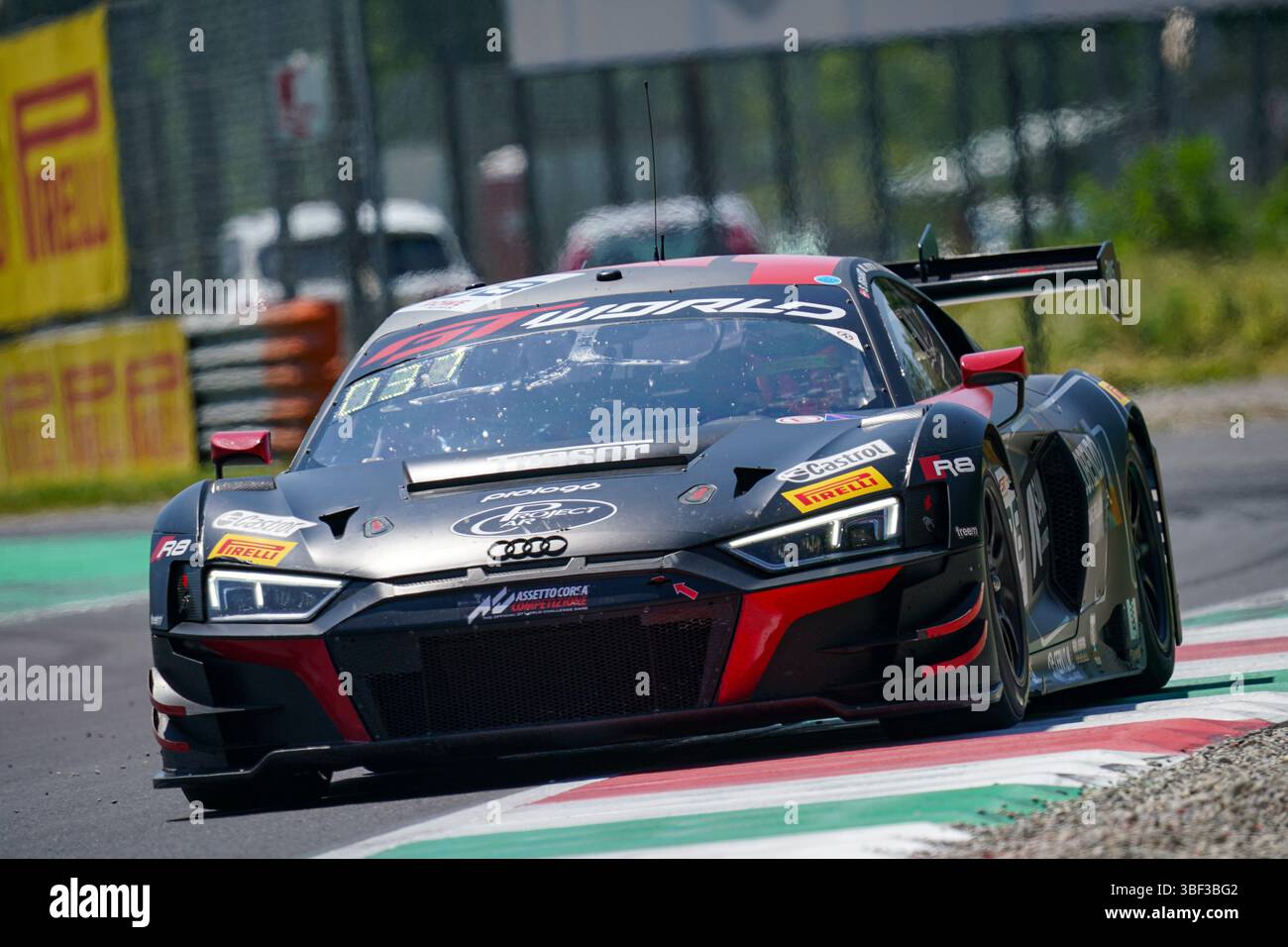 Leonardo MONCINI, Riccardo CAZZANIGA and Sebastian OGAARD driving the ...