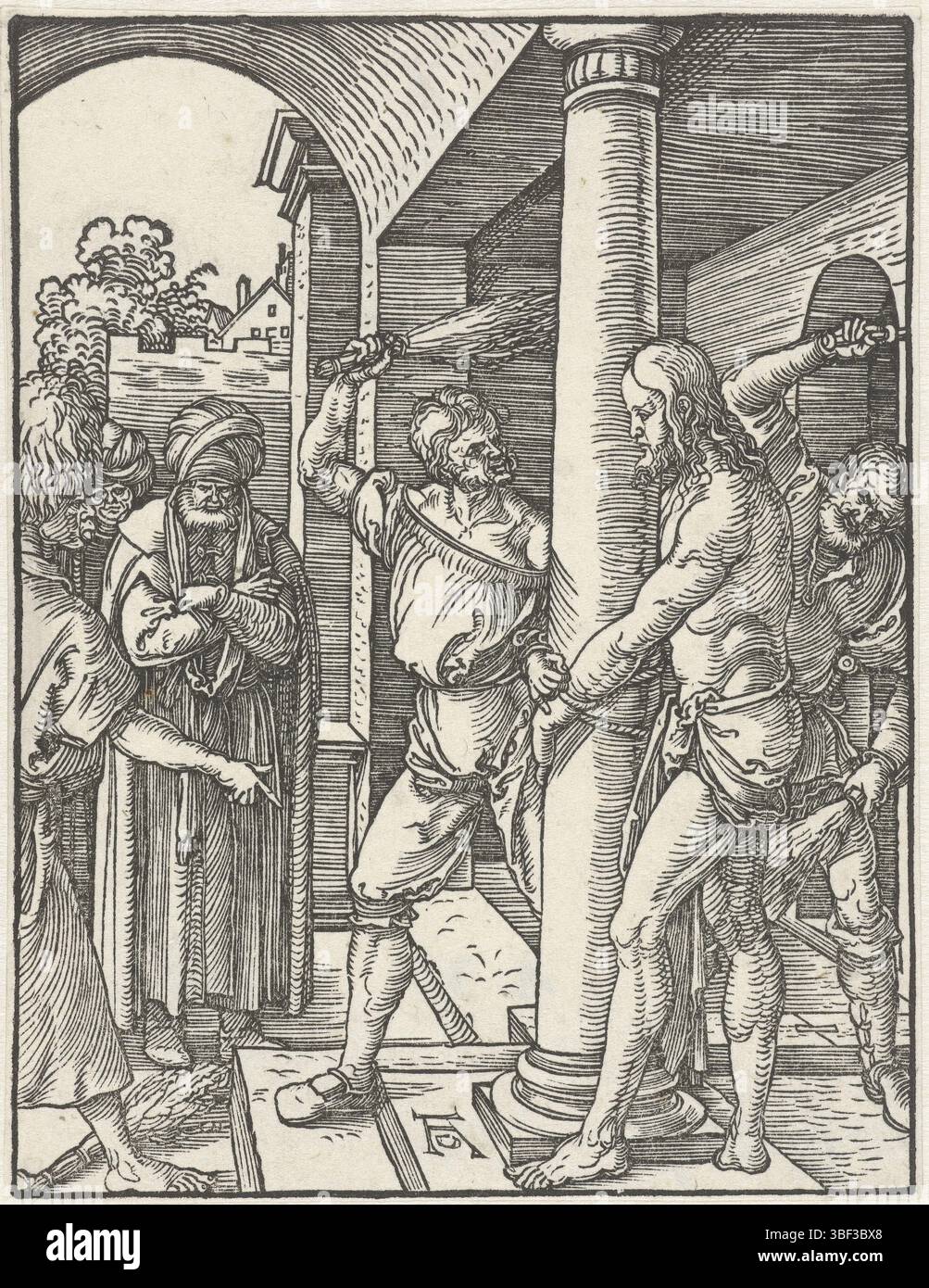 Nuremberg, Dürer, Albrecht, The Little Passion, Seling of Christ, verso bottom right - stamped ...