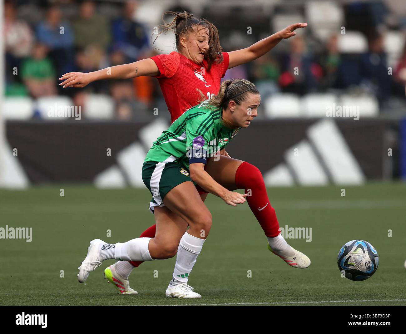 Northern Ireland's Simone Magill and Poland's Emilia Szymczak during ...