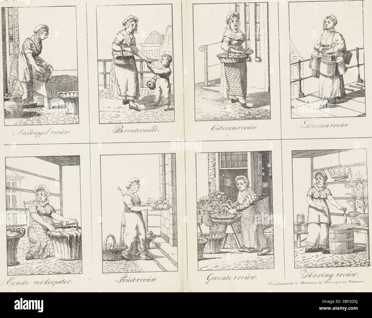 Rotterdam, Mensing & Van Westreenen, Netherlands, professionen alphabet ...