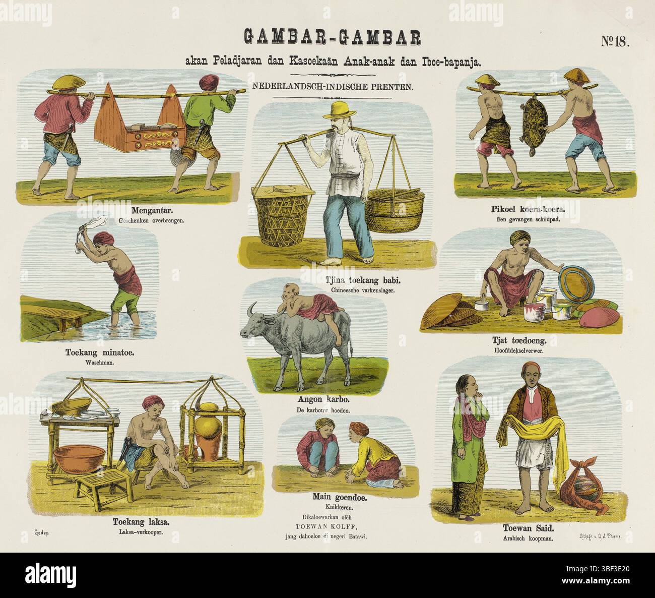 Nederlandsch indiese prints hi-res stock photography and images - Alamy