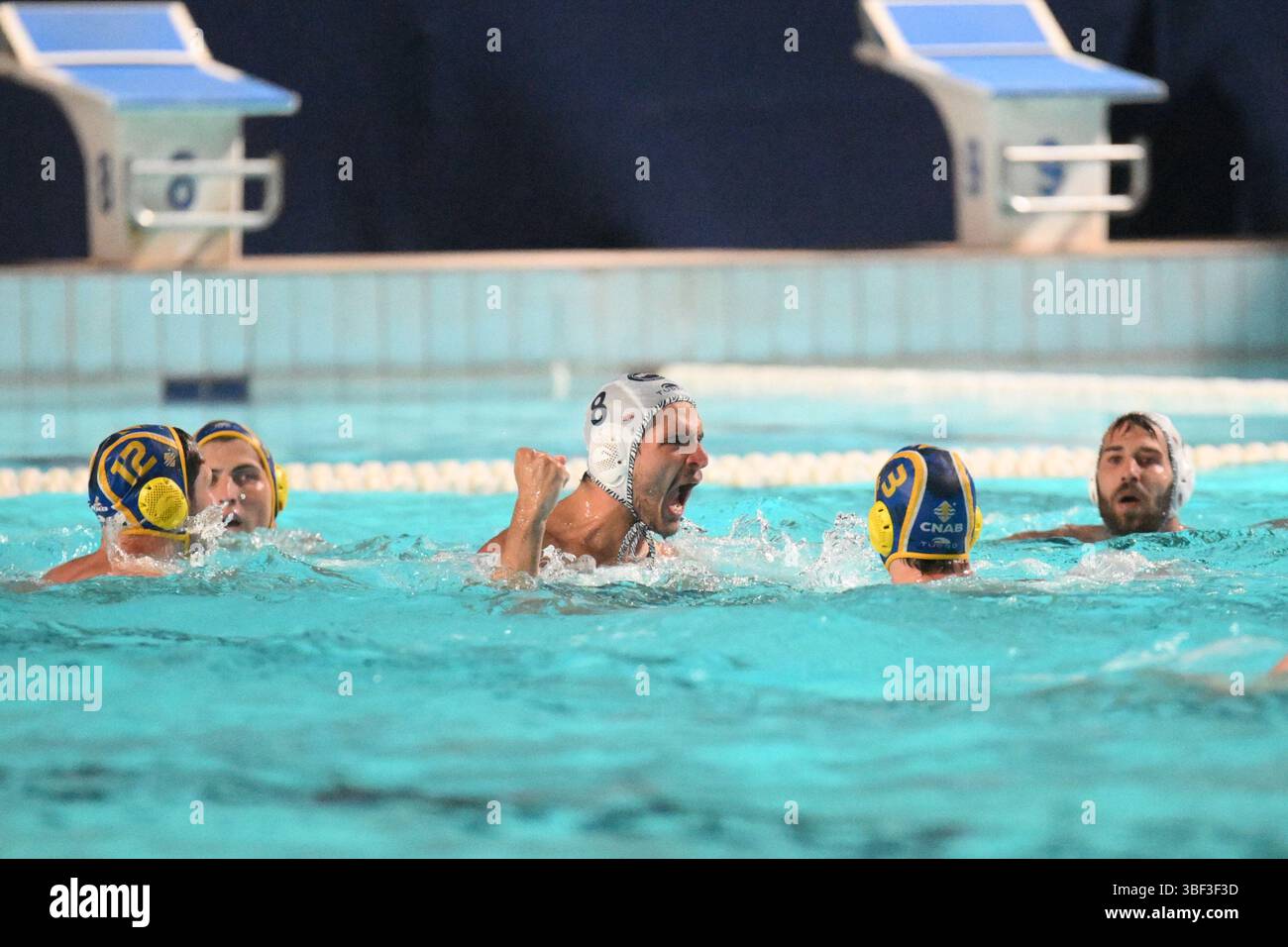 Malta, Malta. 30th May, 2025. VK Novi Beograd's Marko Dimitrijevic ...