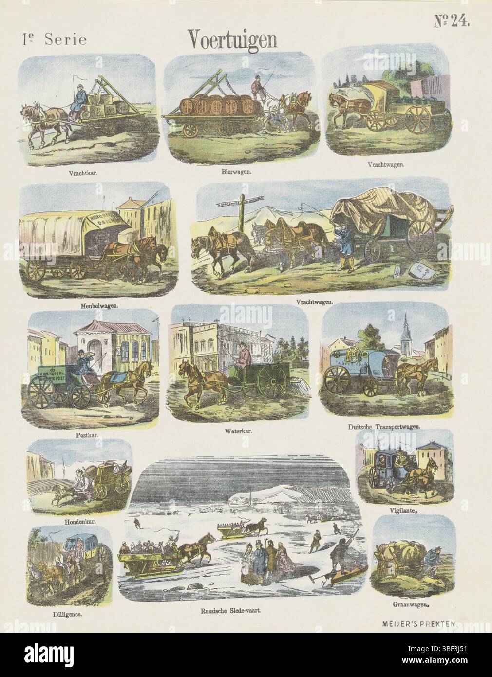 Amsterdam, De Ruyter & Meijer, Meijer's prints, Vehicles, Amsterdam ...