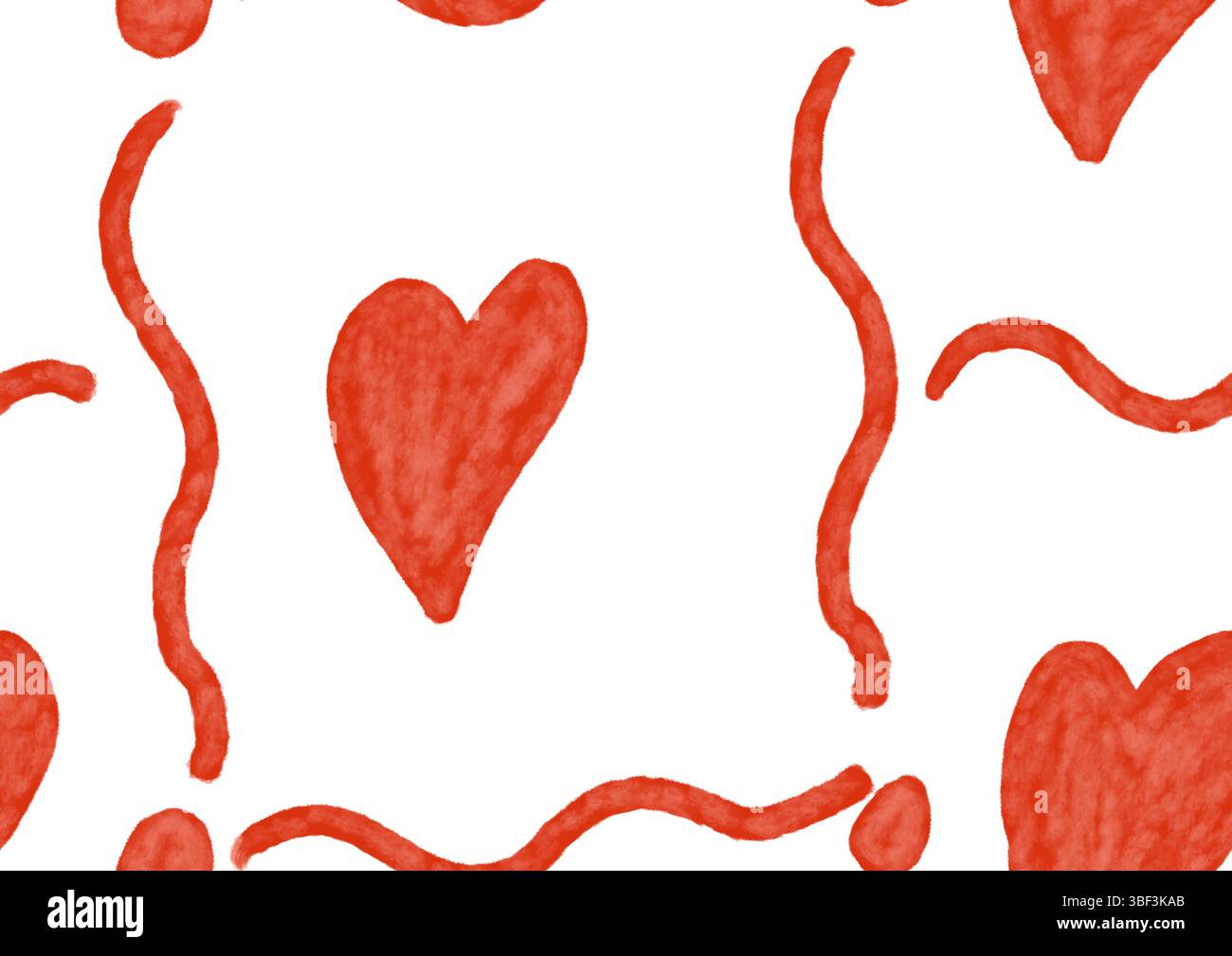Hearts shape seamless pattern hi-res stock photography and images - Alamy