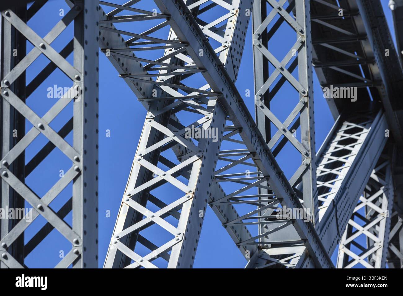 Modern Bridge frame closeup. Horizontal image Stock Photo - Alamy