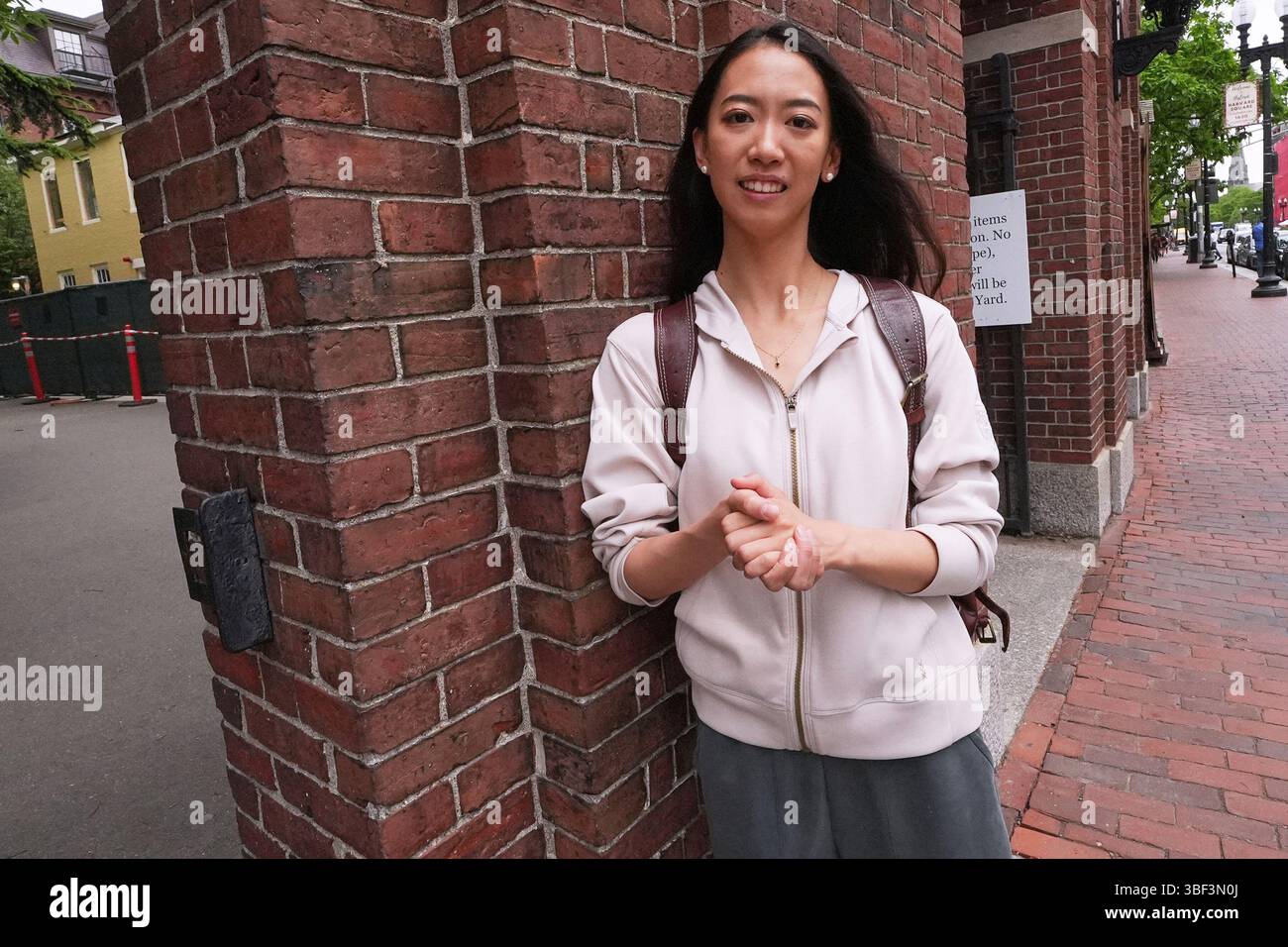 Yurong "Luanna" Jiang, who delivered a speech at her Harvard University ...