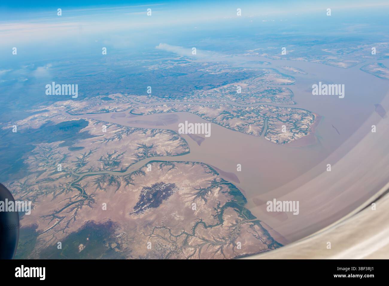 Darwin Australia -May 10 2025; Aerial city shots leaving Darwin to fly ...