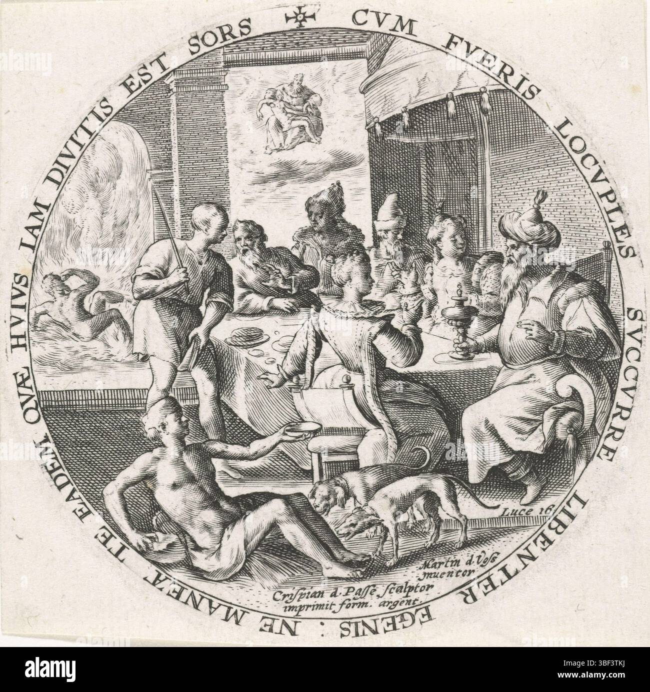 Rich man enters purgatory hi-res stock photography and images - Alamy