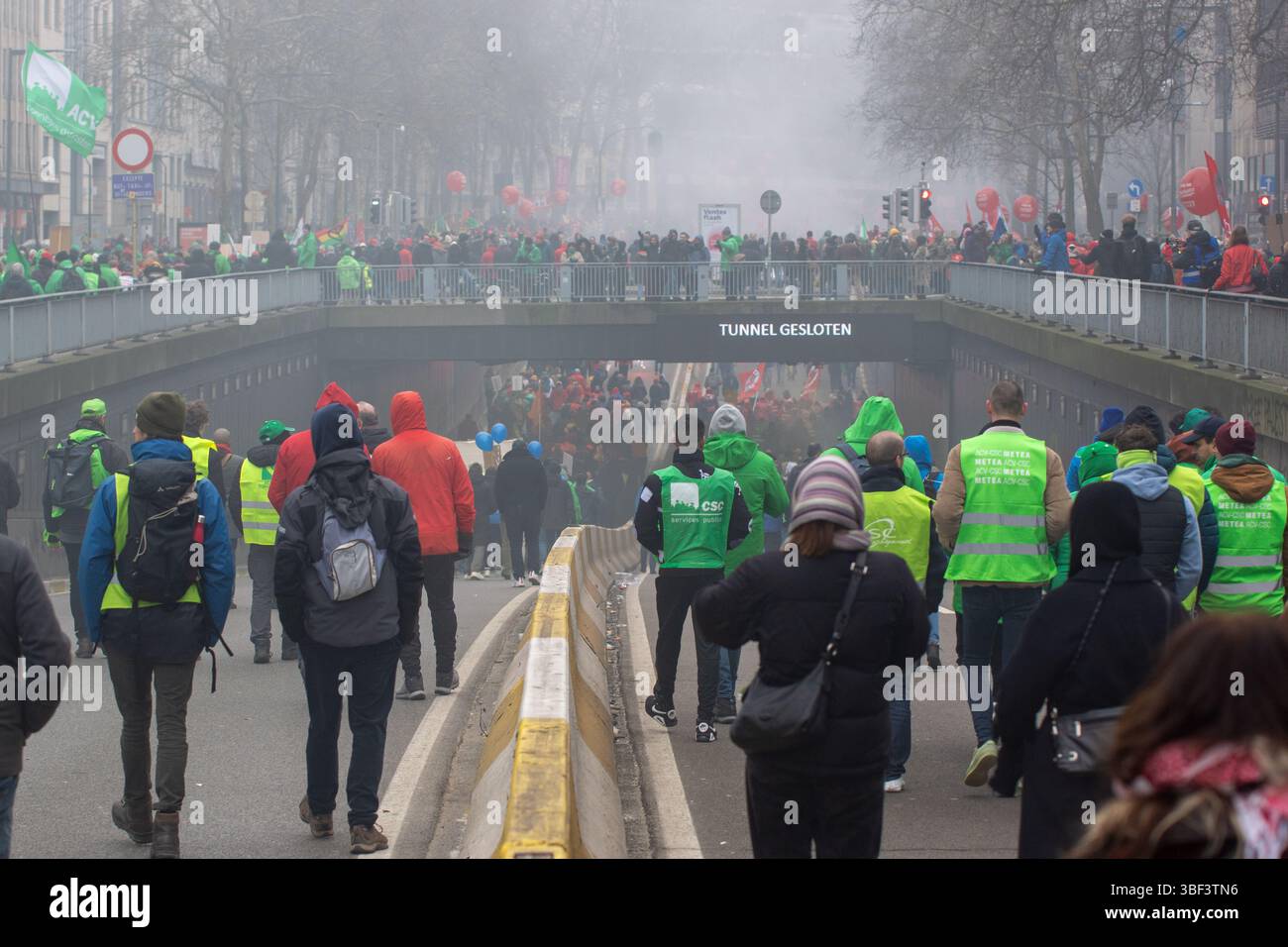 Belgian National Strike Against Pension Reforms – Major Protests and ...