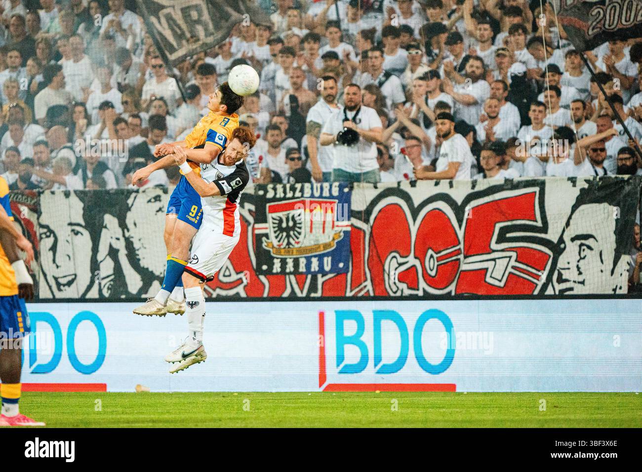 Suhr, Switzerland, May 30th 2025: Nikolas Muci (9 GC Zürich) in a ...