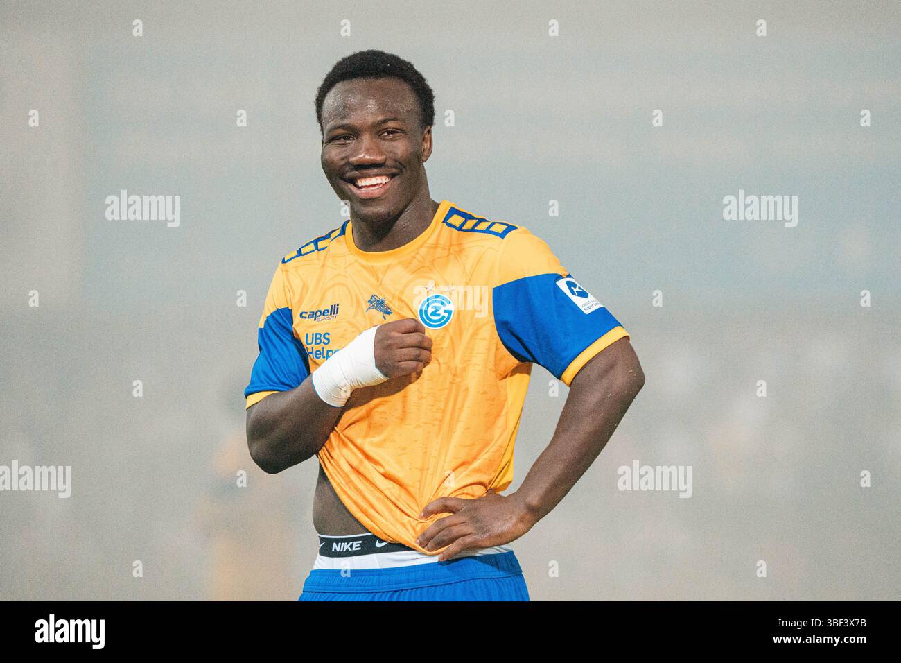 Suhr, Switzerland, May 30th 2025: Nestory Irankunda (66 GC Zürich) in ...