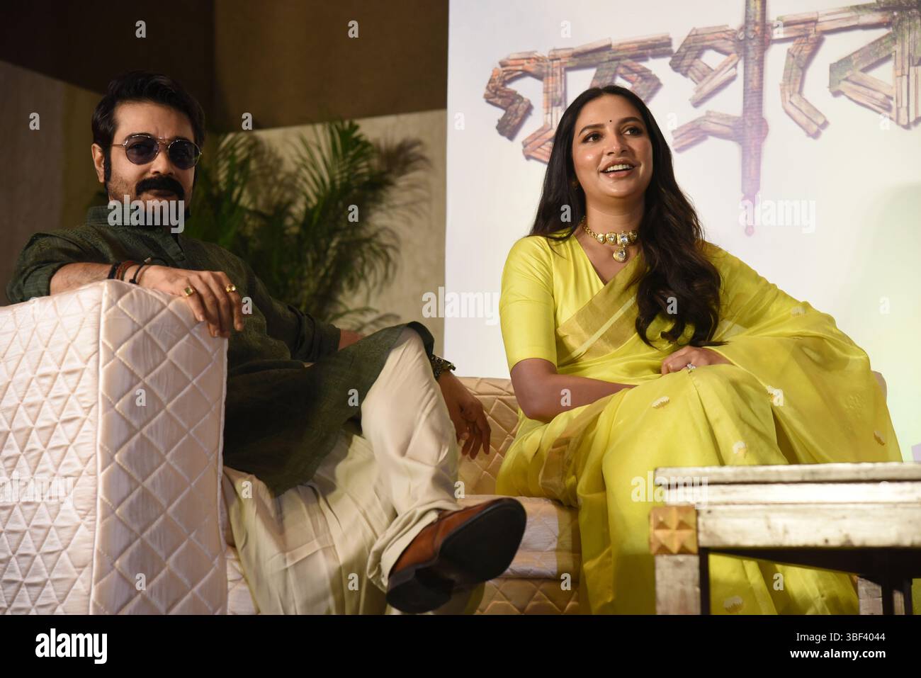 Kolkata, India. 30th May, 2025. Actress Subhashree Ganguly and Tollywood star Prasenjit ...