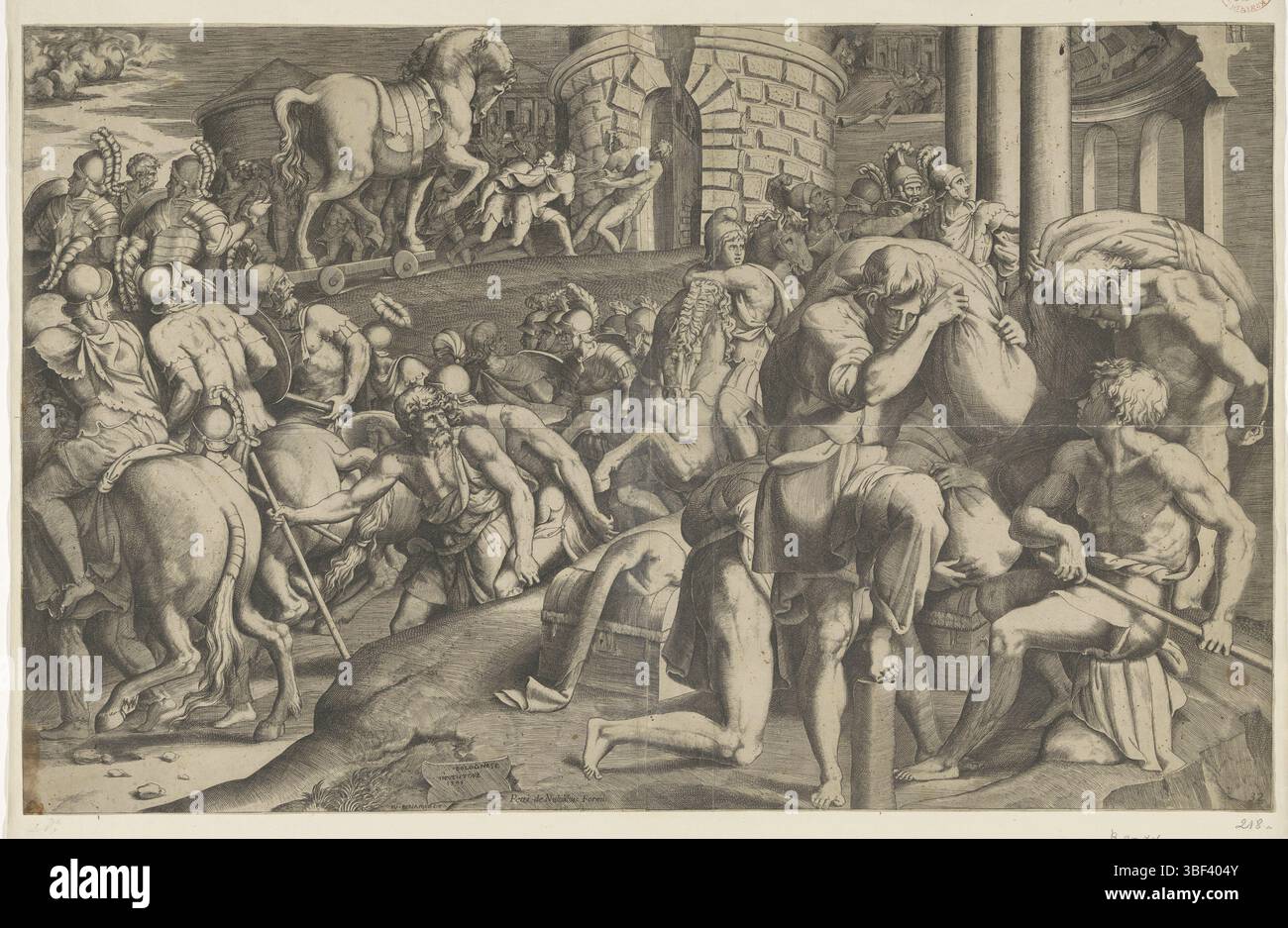 Procession trojan soldiers bring hi-res stock photography and images ...