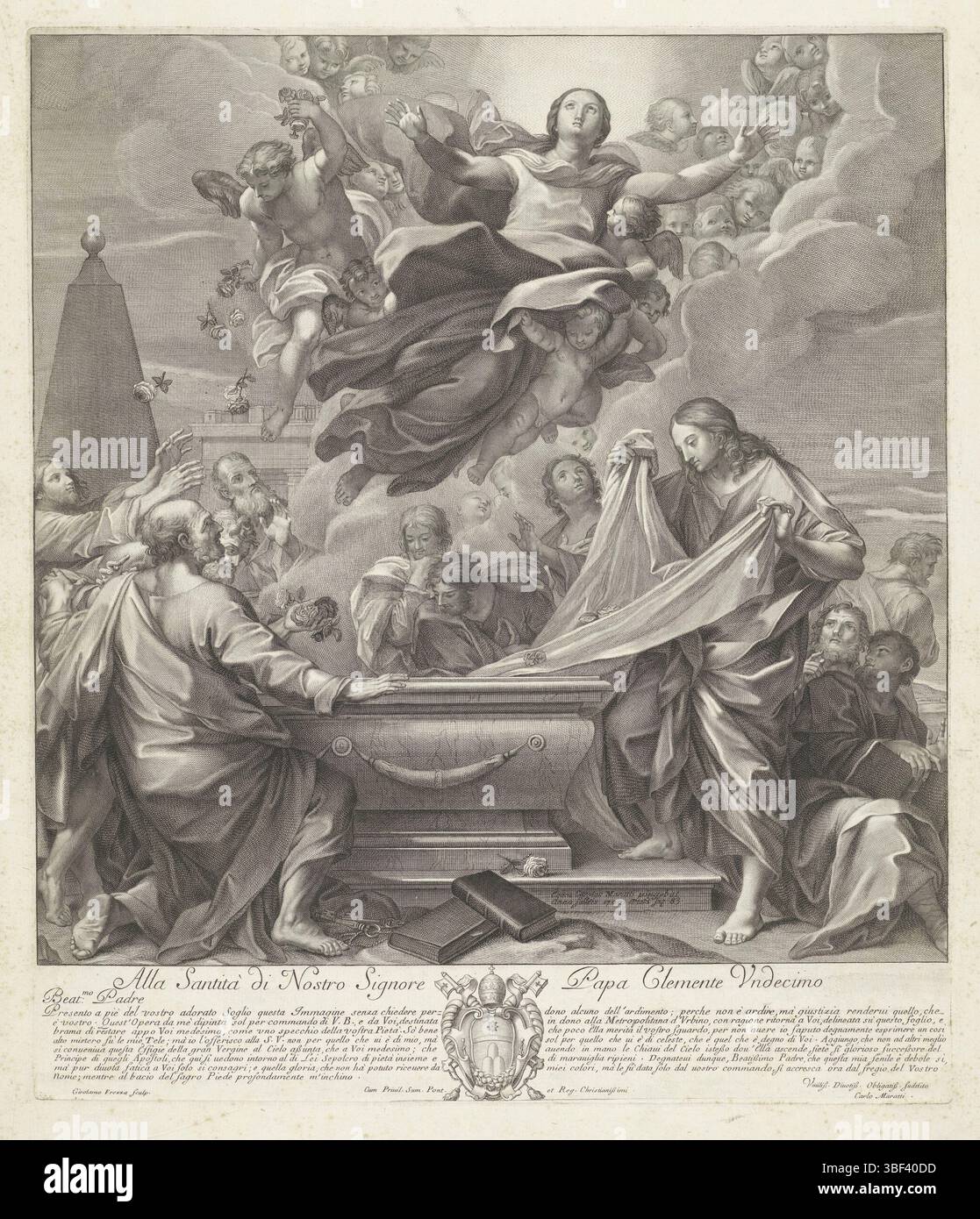 Vatican City, Clemens XI, Italy, Maratti, Carlo, Rome, Frezza, Giovanni ...