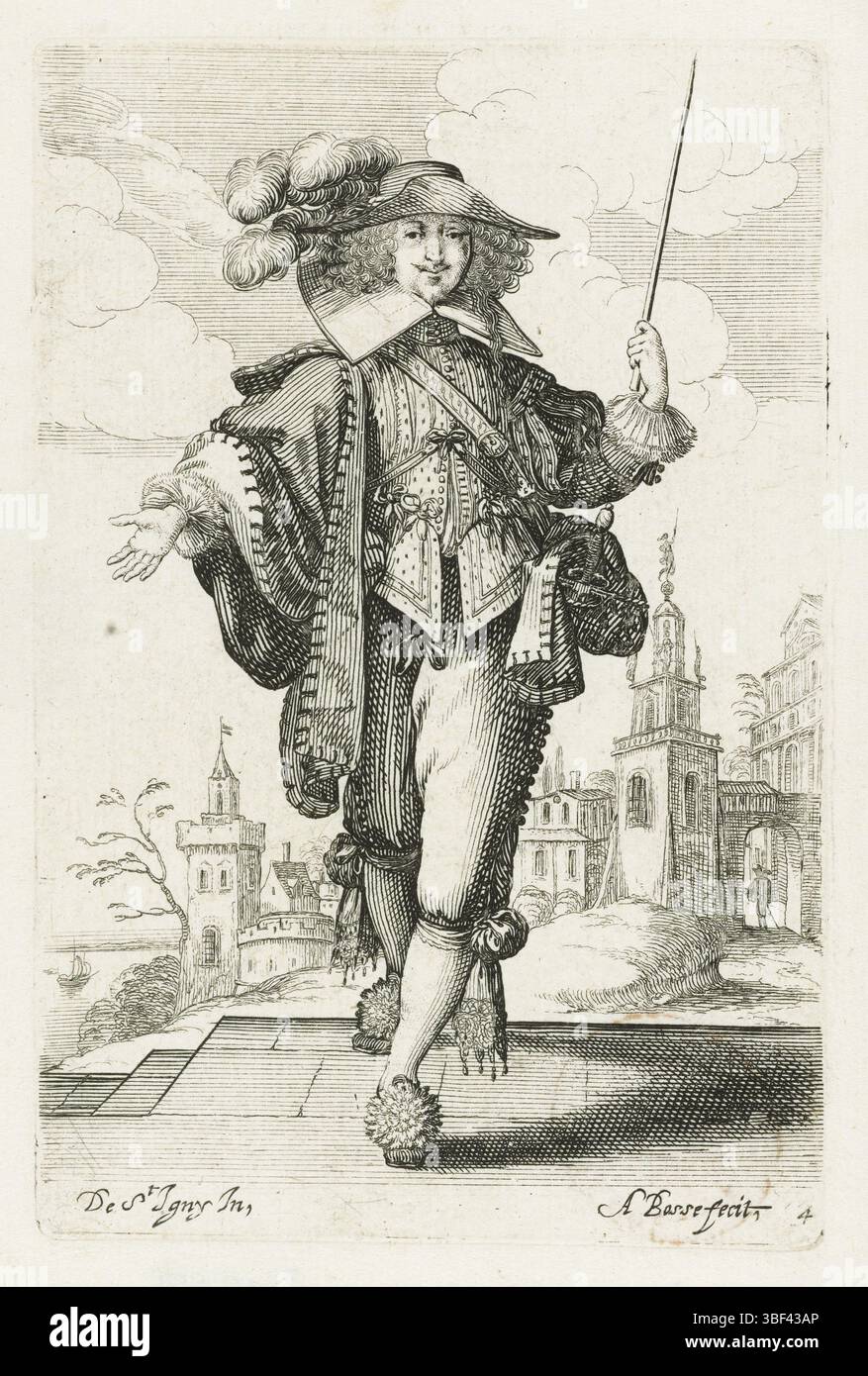 Paris, Langlois, François, Saint-Igny, Jean de, Bosse, Abraham ...