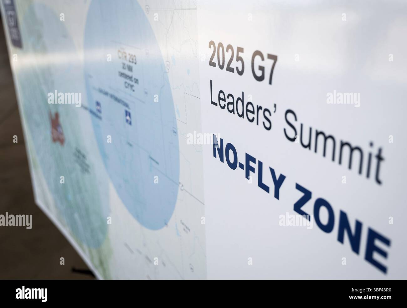 Springbank, Canada. 30th May, 2025. A map of the Integrated Safety ...