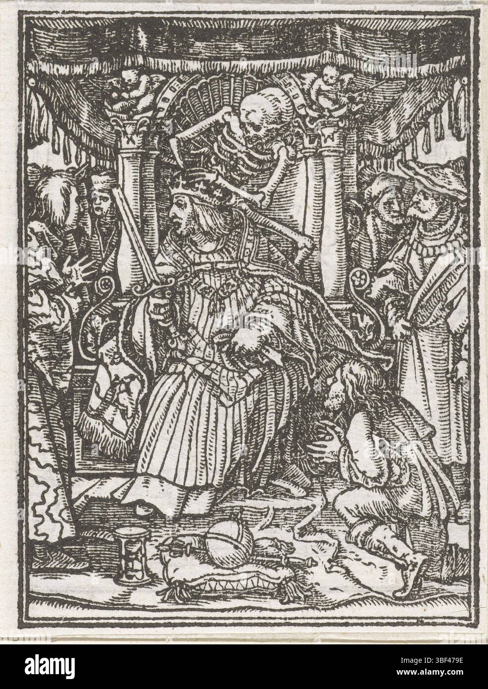Lützelburger, Hans, Holbein, Hans (II), Death Dance, Emperor and Death ...