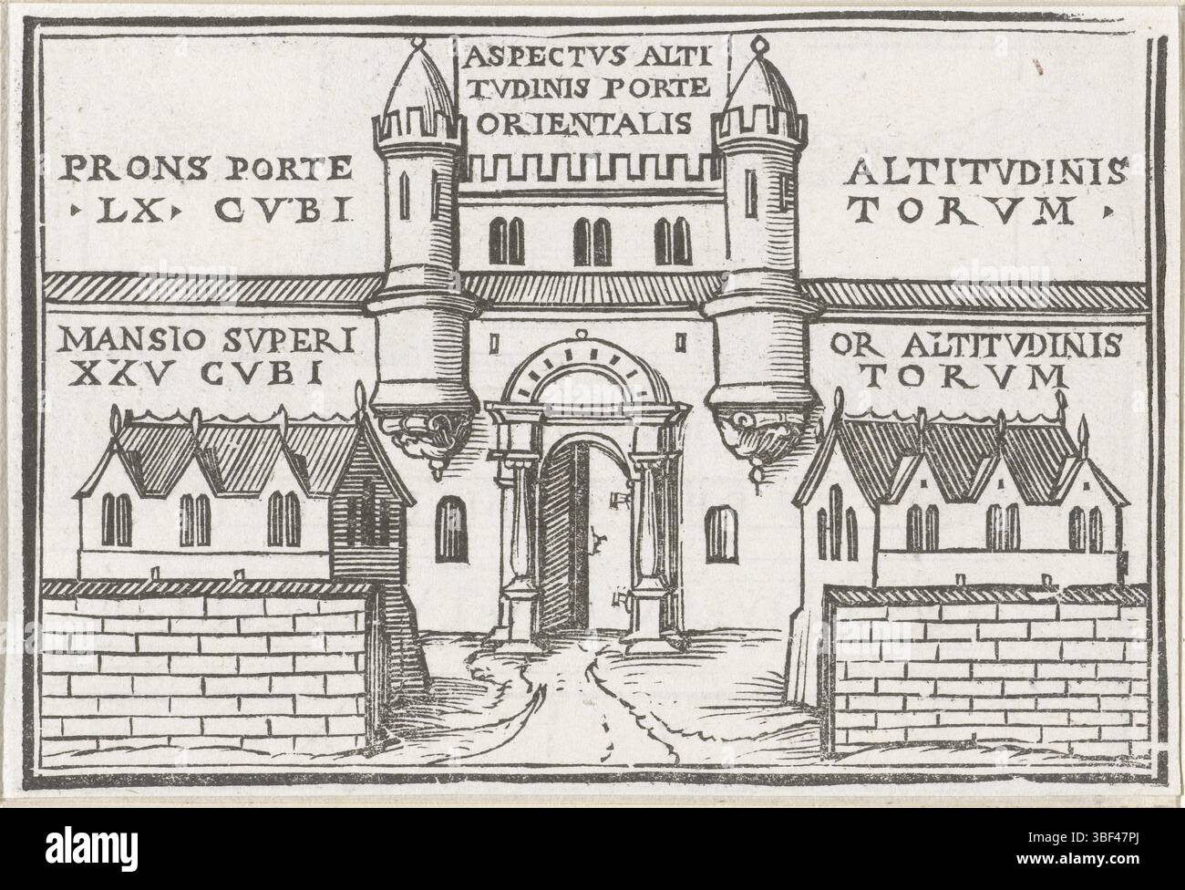 Specklin, Veit Rudolf, Holbein, Hans (II), East gate of the new temple ...