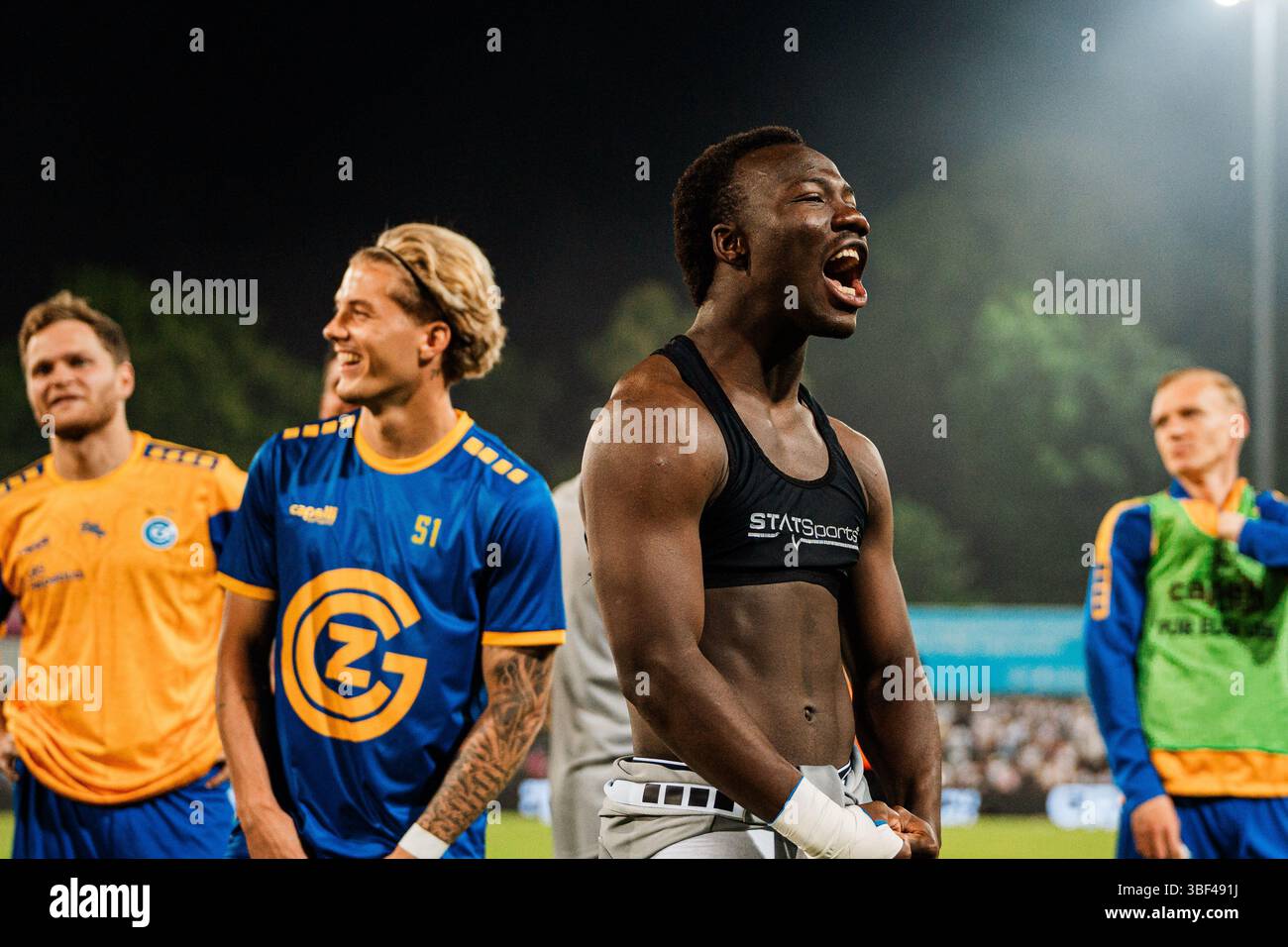 Suhr, Switzerland, May 30th 2025: Nestory Irankunda (66 GC Zürich ...