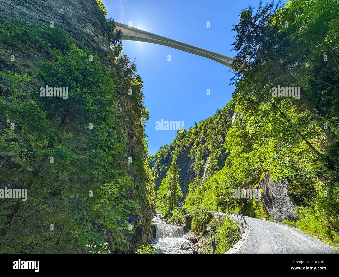 Tamina-Schlucht, Bad Ragaz, Kanton St. Gallen, Schweiz, Europa ...