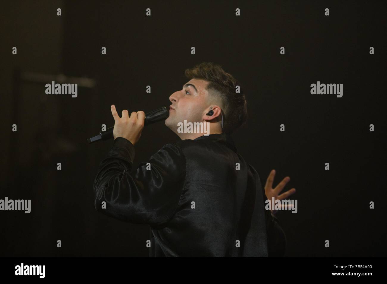 Madrid, Spain. 30th May, 2025. Spanish singer Juanjo Bona performs ...