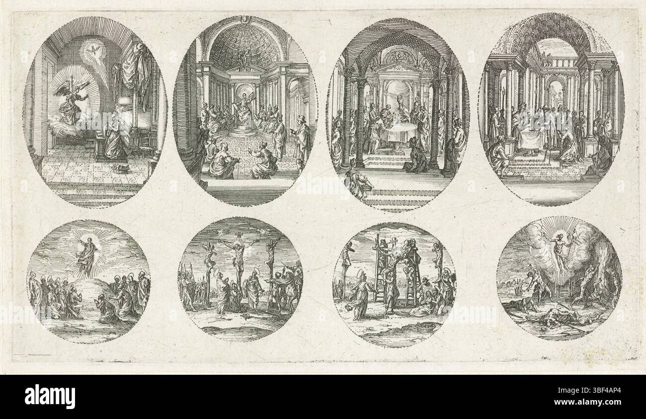 Nancy, Callot, Jacques, The suffering of Christ and the life of Mary ...