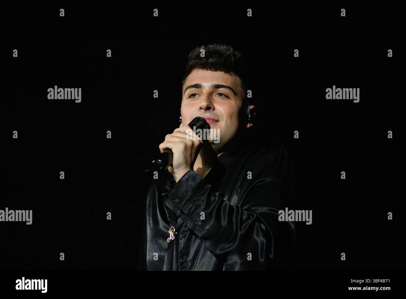 Madrid, Spain. 30th May, 2025. Spanish singer Juanjo Bona performs ...