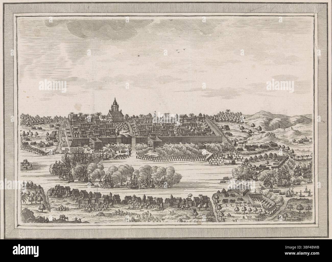 Northern Netherlands, Jong, Dirk de, The conquest of Palimbang by van ...