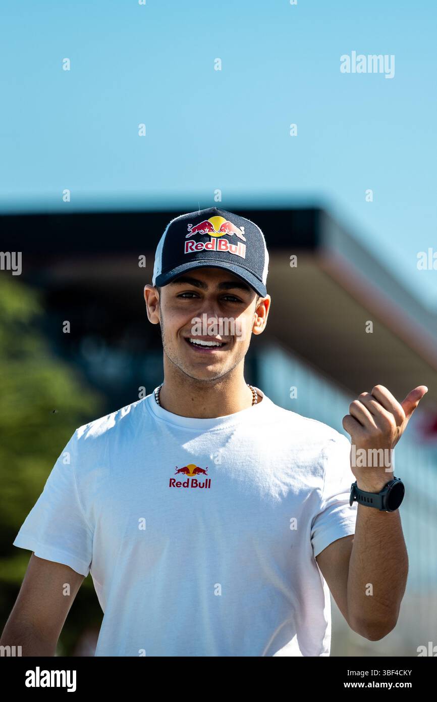 LINDBLAD Arvid (gbr), Campos Racing, Dallara F2 2024, portrait during ...