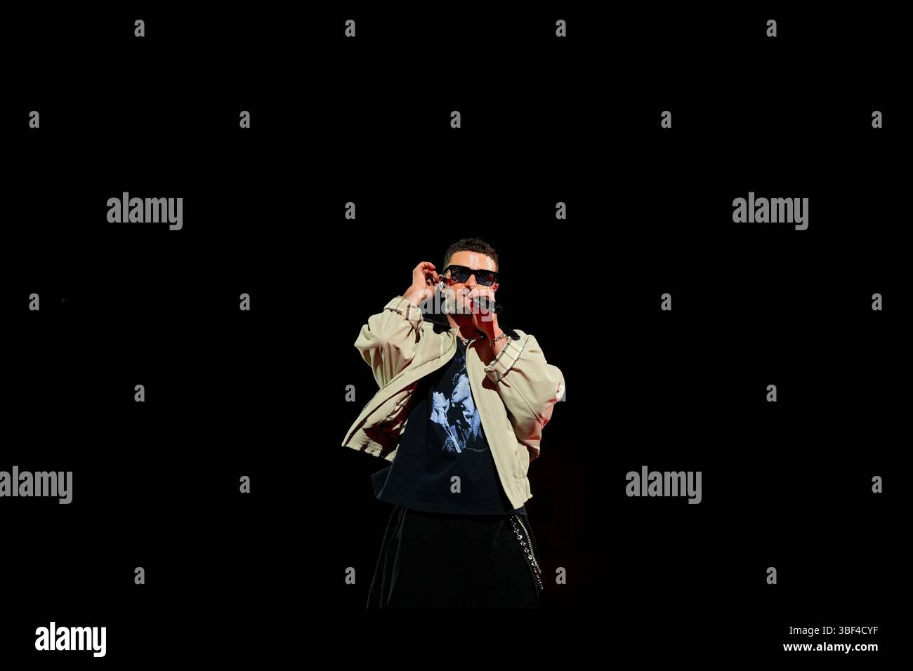 The artist, Justin Timberlake during the concert at the Icónica ...
