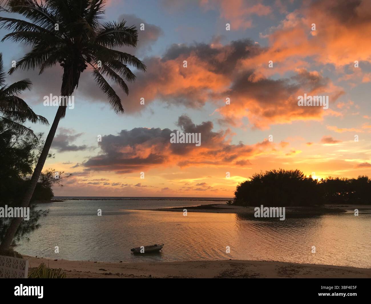 Muri Lagoon, Rarotonga, Cook Islands, Polynesia Stock Photo - Alamy
