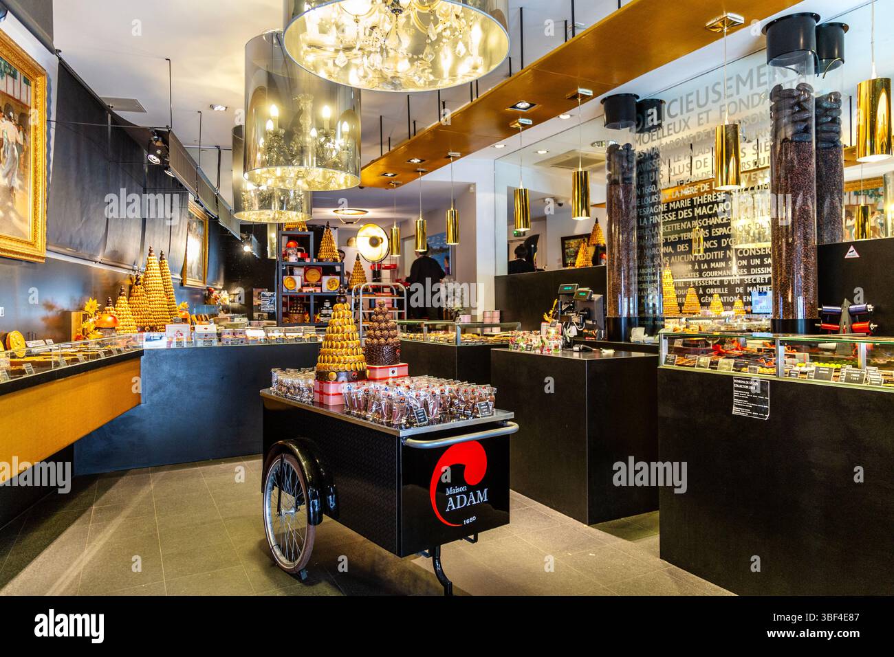 Interior of Maison Adam in Biarritz, France Stock Photo - Alamy
