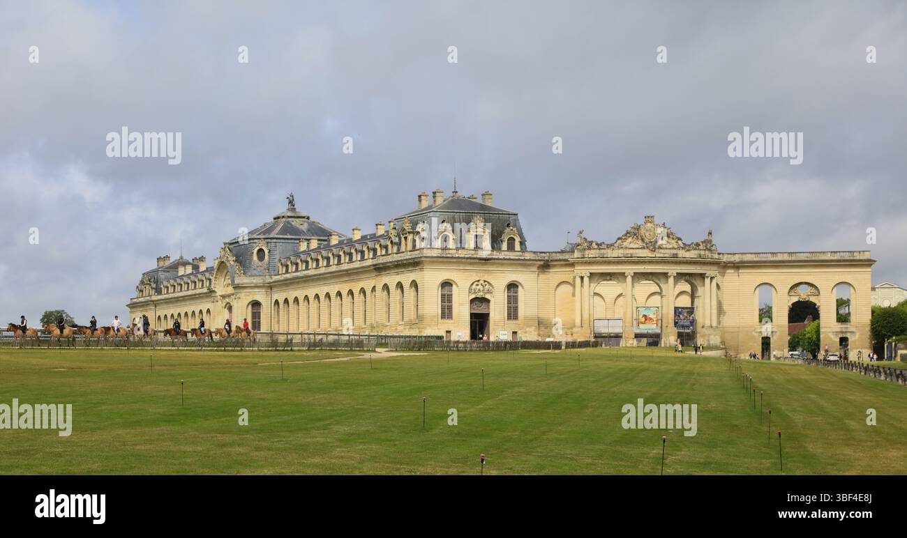 Les Grand Ecuries from the 18th century, one of the largest horse ...