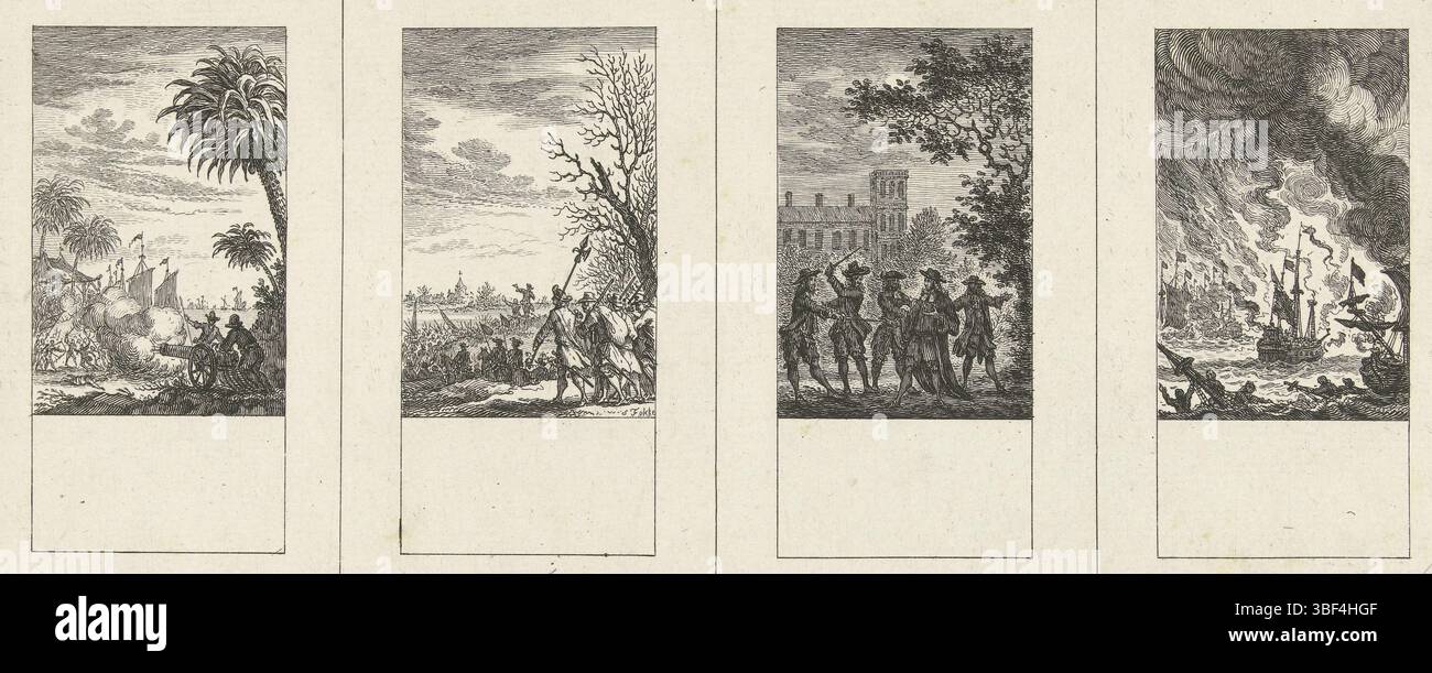 Amsterdam, Fokke, Simon, Illustrations of Dutch history, Four episodes ...
