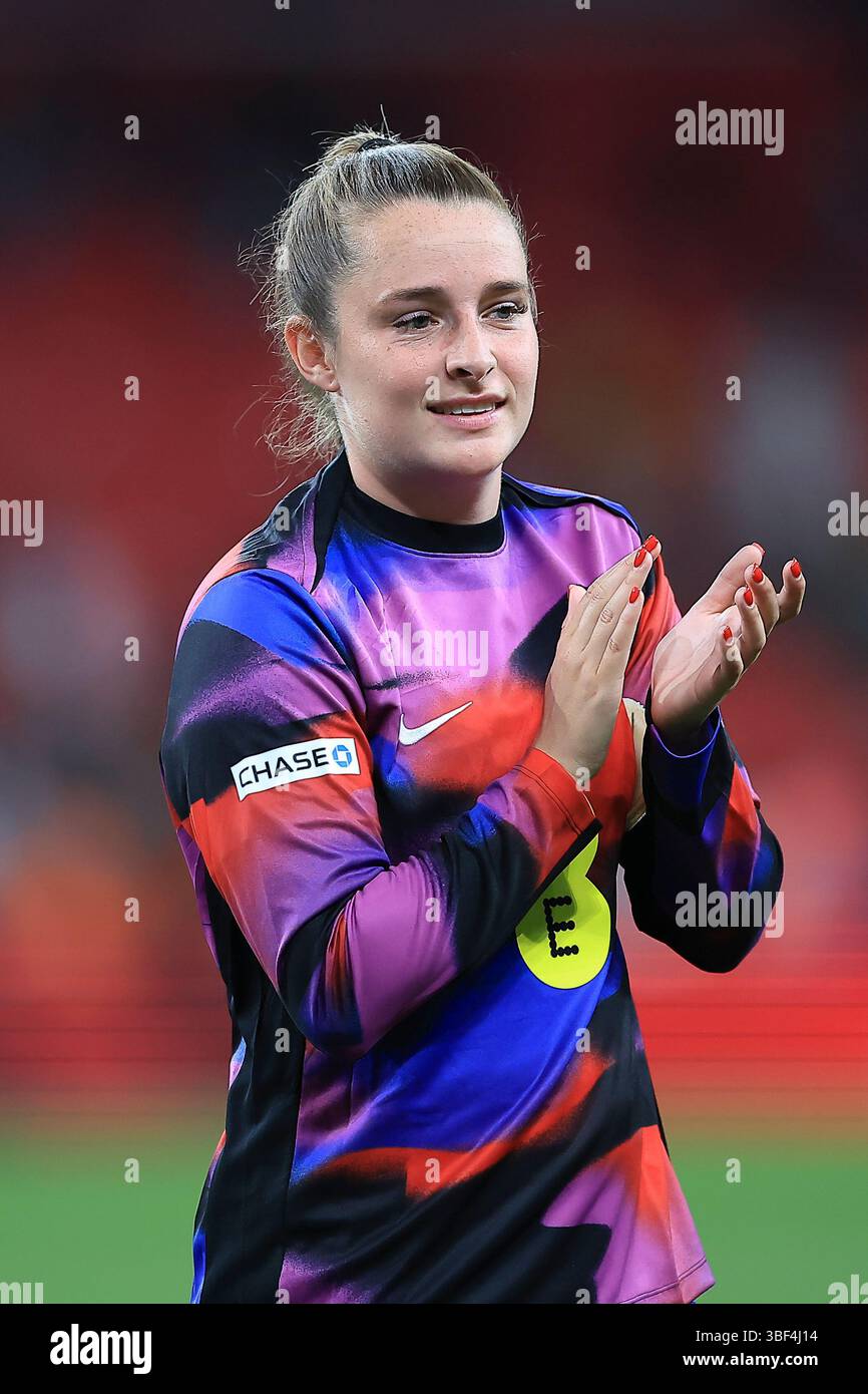 London, UK. 30th May 2025. England v Portugal - UEFA Women’s Nations ...