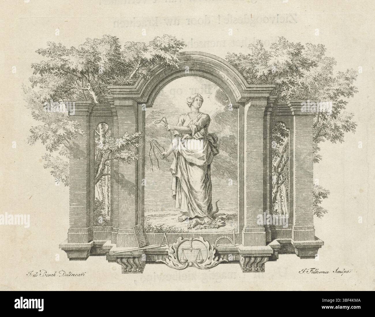 Bosch, Johannes de, Folkema, Jacob, Virtue and vice, Reason, Vignet ...