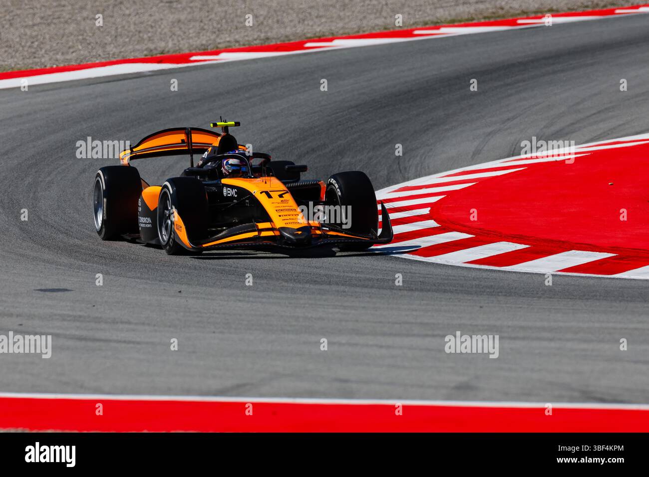 17 DUNNE Alex (irl), Rodin Motorsport, Dallara F2 2024, action during ...