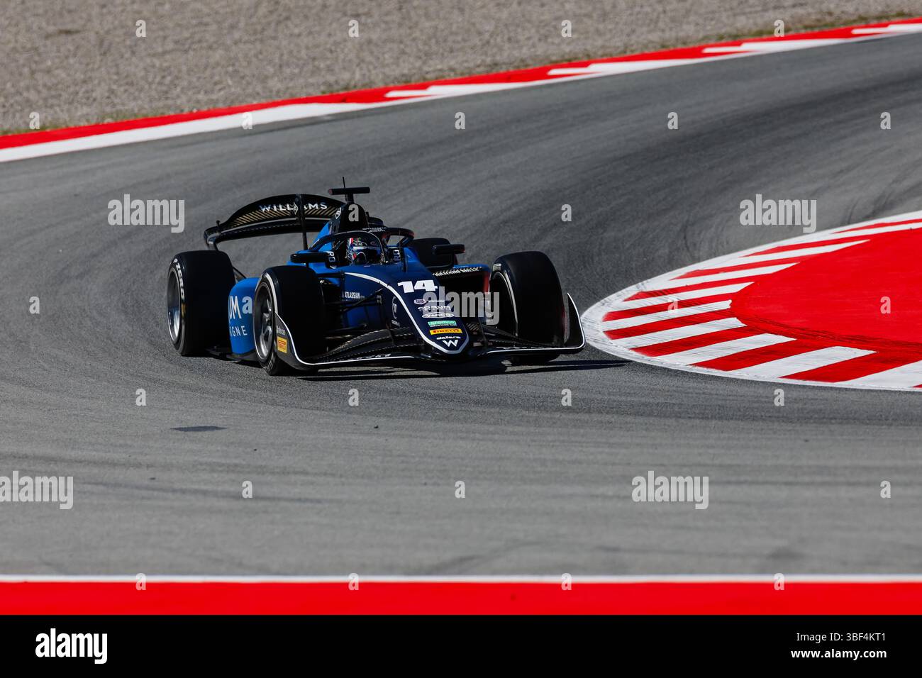 14 MARTINS Victor (fra), ART Grand Prix, Dallara F2 2024, action during ...