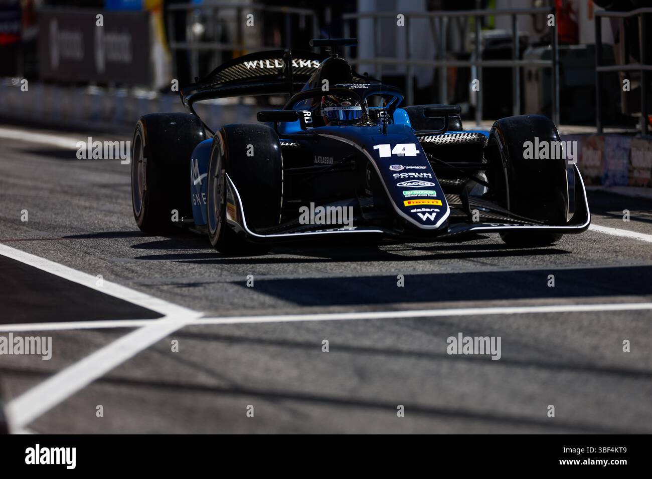 14 MARTINS Victor (fra), ART Grand Prix, Dallara F2 2024, action during ...