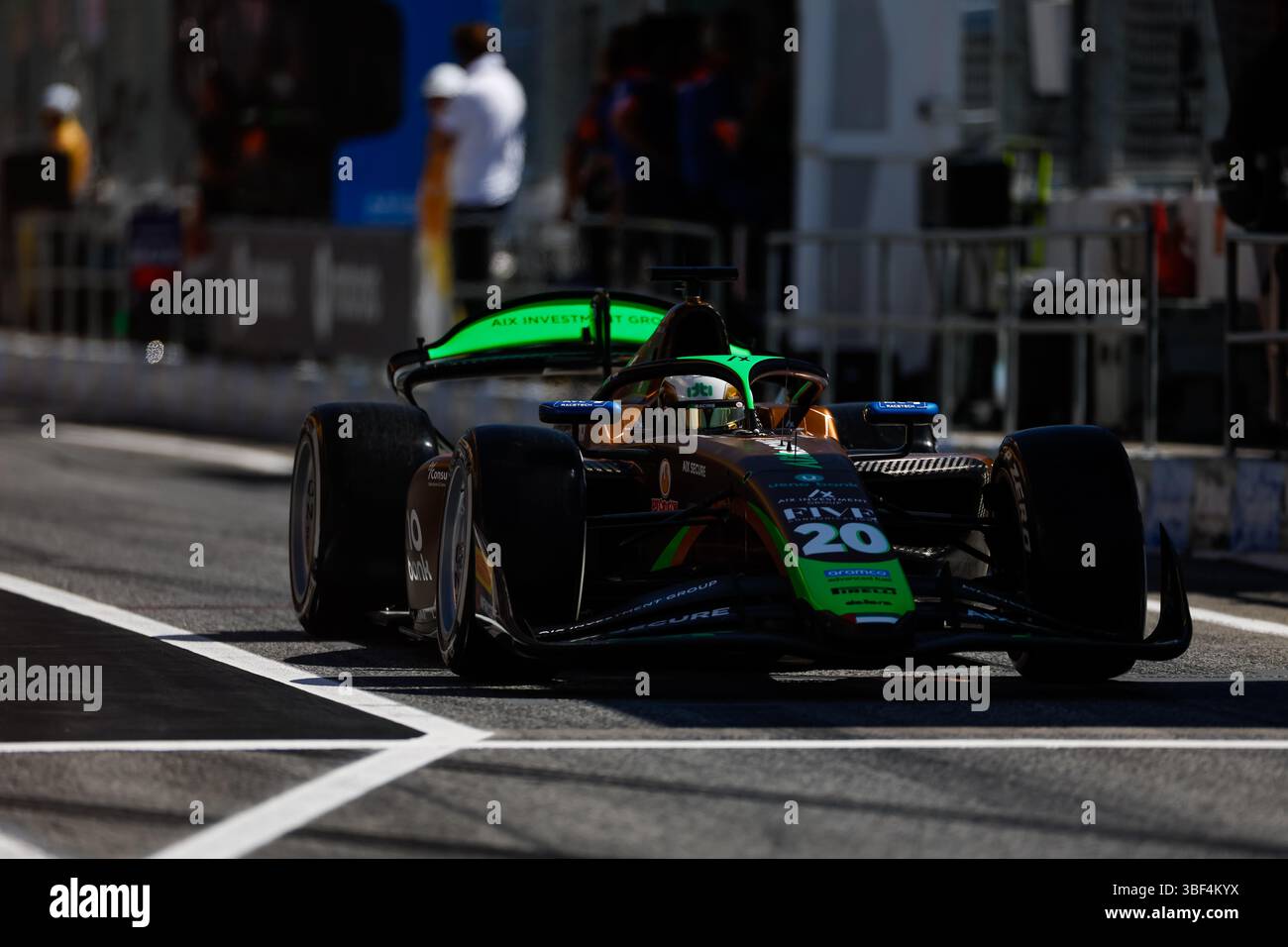 20 DURKSEN Joshua (par), AIX Racing, Dallara F2 2024, action during the ...