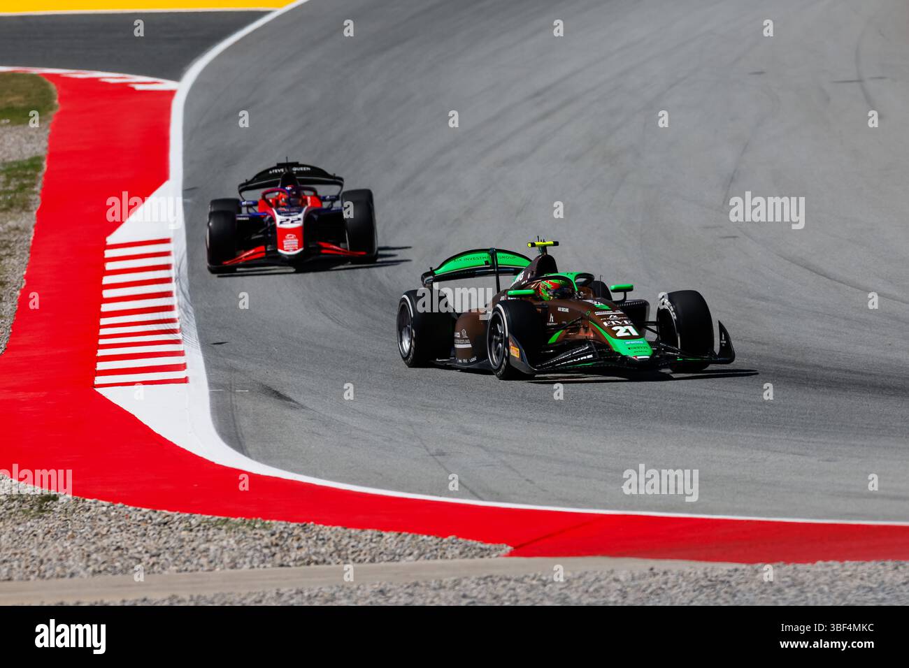 21 SHIELDS Cian (gbr), AIX Racing, Dallara F2 2024, action during the ...