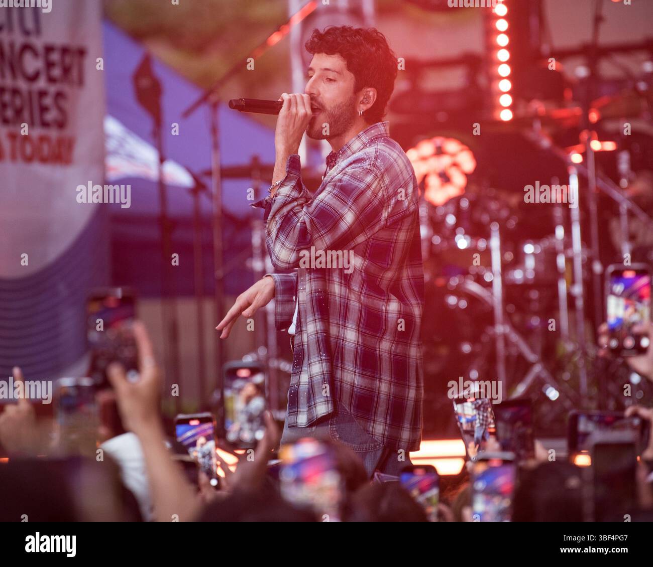 Ny. 30th May, 2025. Sebastián Yatra on stage for NBC Today Show Concert ...