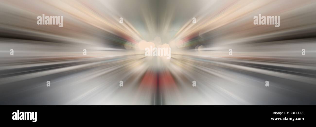 Dynamic lines of light. Light from central point Stock Photo - Alamy