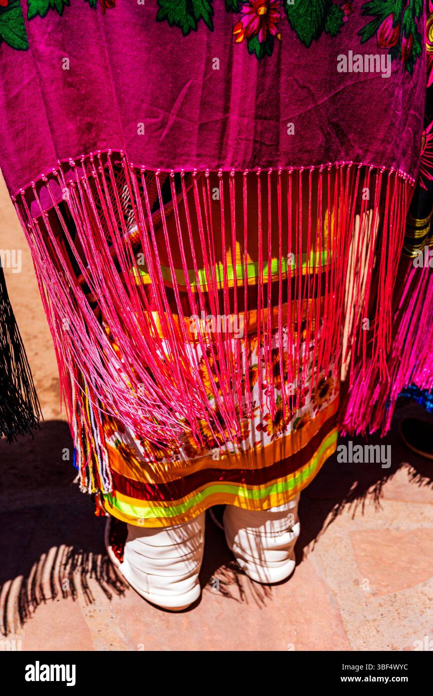 Native American Indians dance to drums; Indian Pueblo Cultural Center ...
