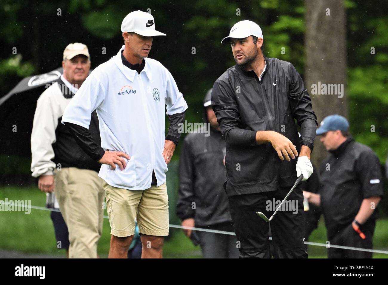 Dublin, Ohio, USA. 30th May, 2025. Scottie Scheffler (USA) and his ...
